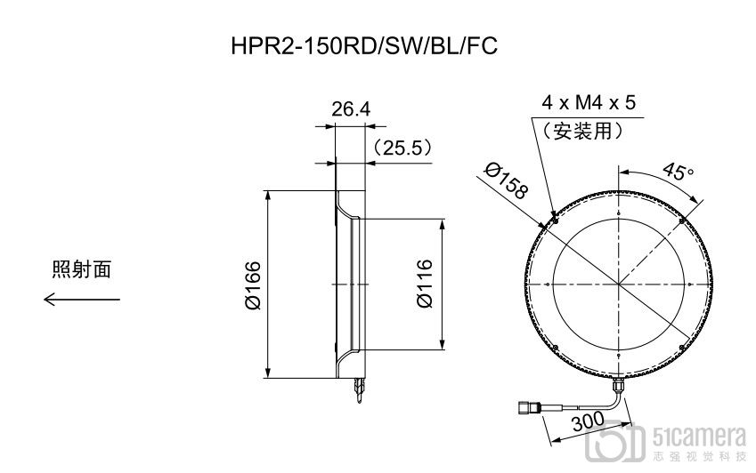 HPR2-150SW - LED光源 - 志强视觉科技